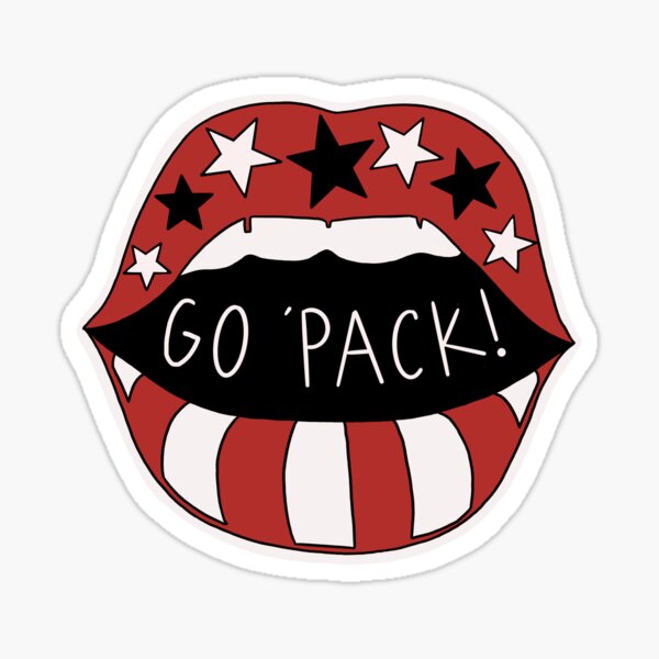 "go pack" Sticker for Sale by sarahgugle | Redbubble