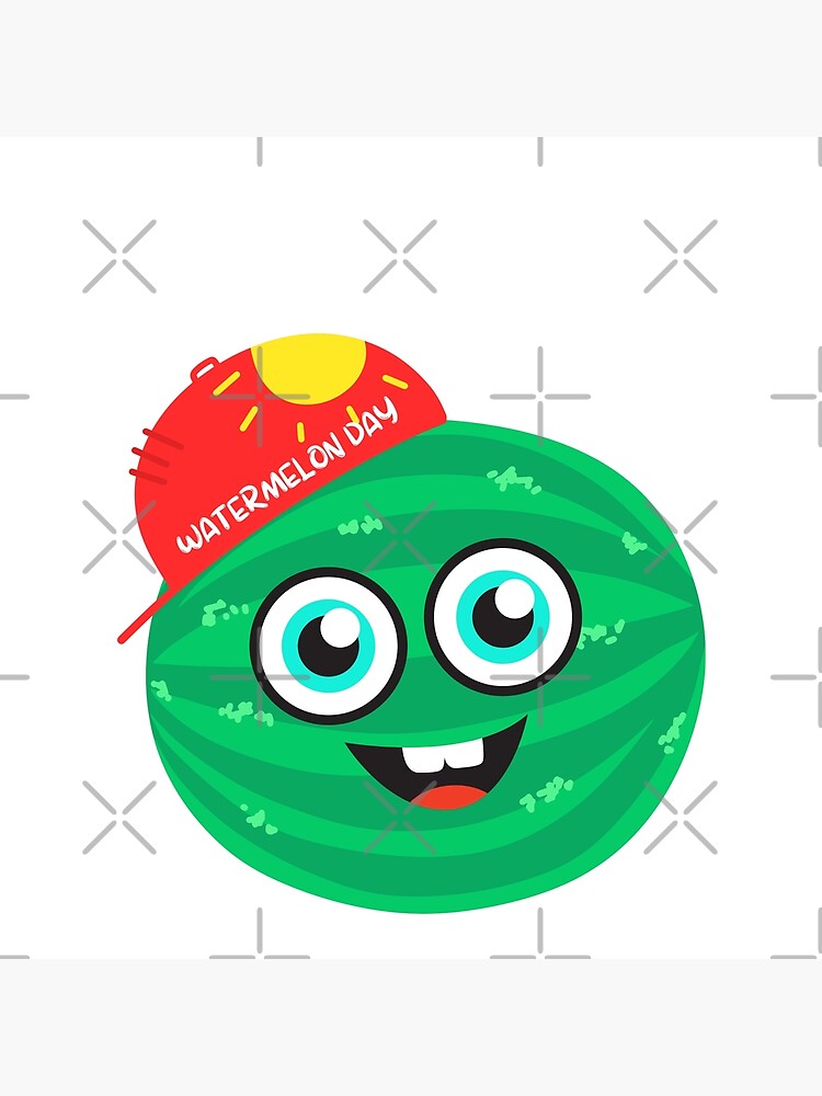 "National Watermelon Day/Watermelon Day Cute and Funny Cartoon ...