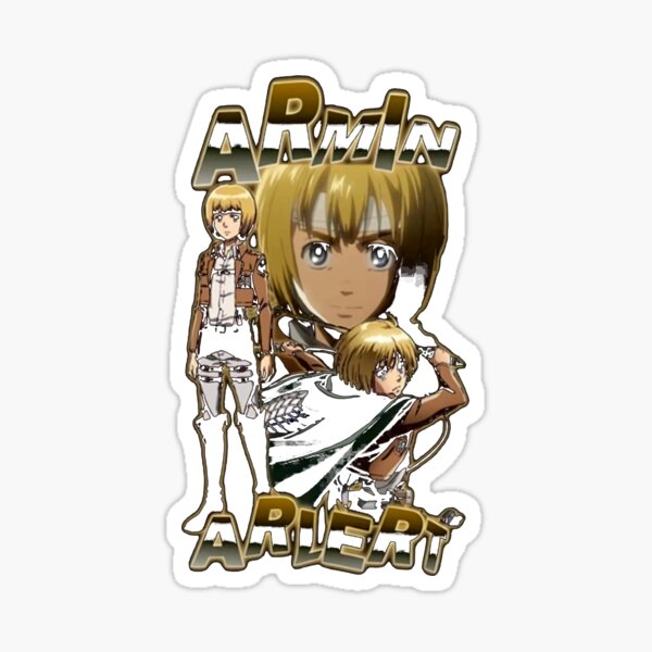"Armin Arlert attack on titan movie" Sticker for Sale by Huynh890 ...