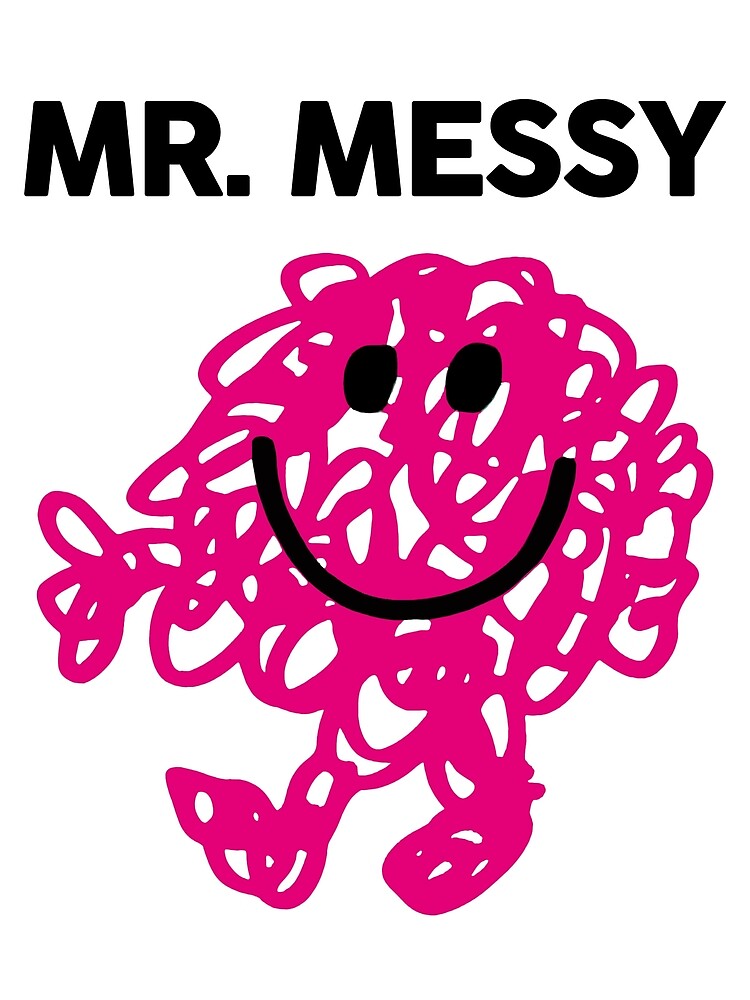 "Little Miss Mr Messy" Poster for Sale by BlairBauch | Redbubble