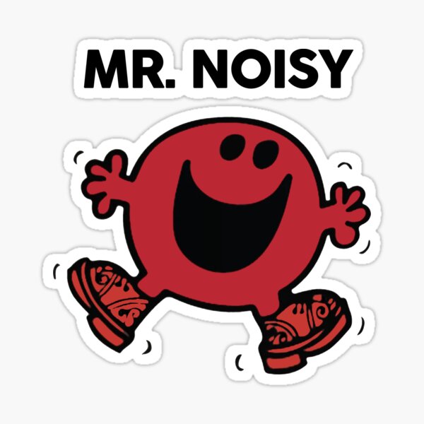 "Little Miss Mr Noisy" Sticker for Sale by BlairBauch | Redbubble