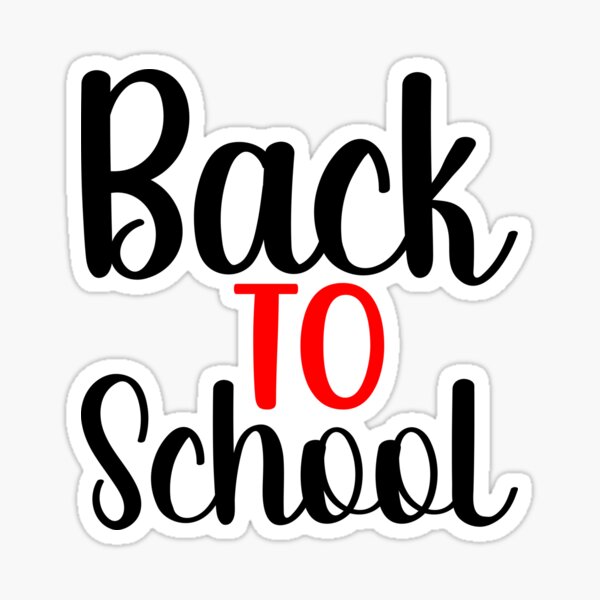 "School Reopens" Sticker for Sale by arthaunt | Redbubble