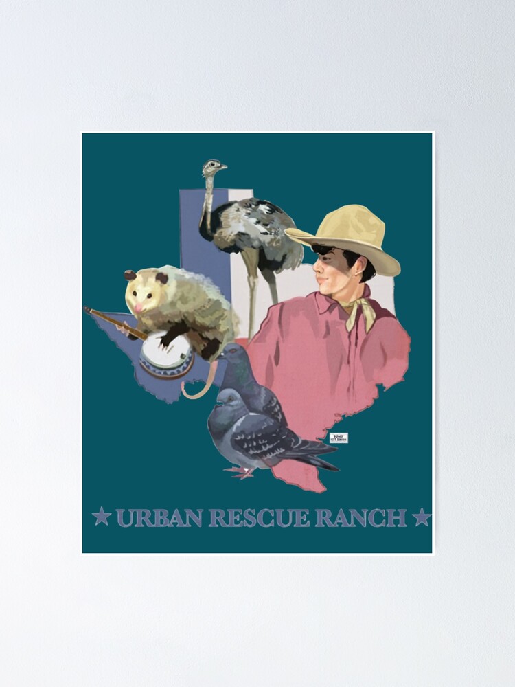 "the urban rescue ranch " Poster for Sale by AbyssShop | Redbubble