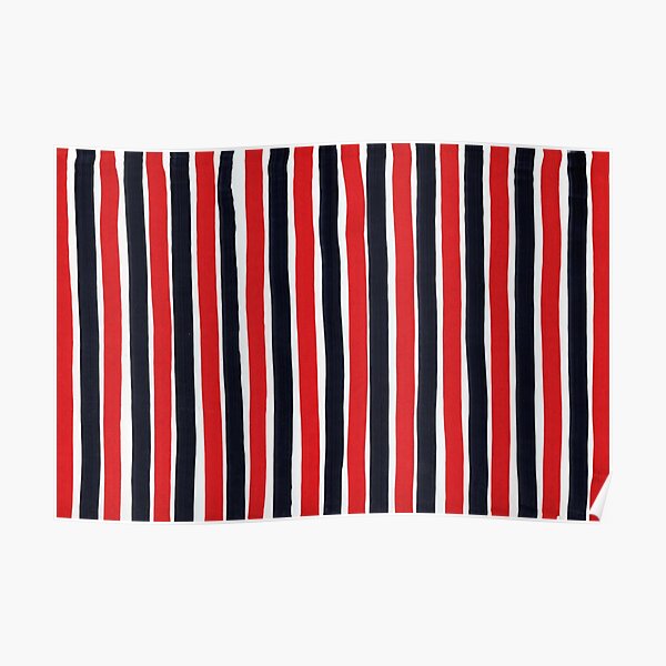 "Vertical red and black striped pattern - red,white and black paint ...