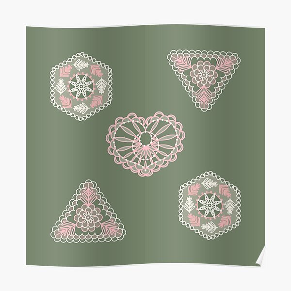 Poster « Modèle de crochet de sauge, amateur de modèle de crochet ...