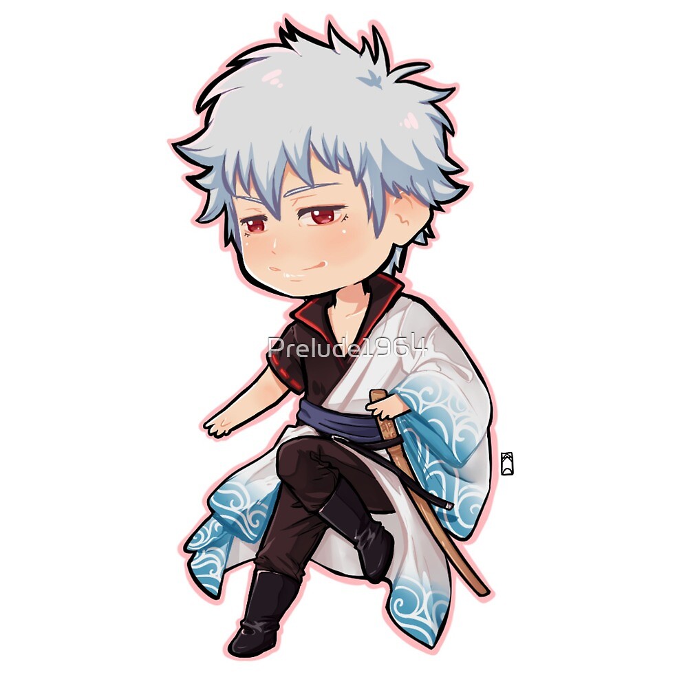 "Gintoki Chibi" by Prelude1964 | Redbubble