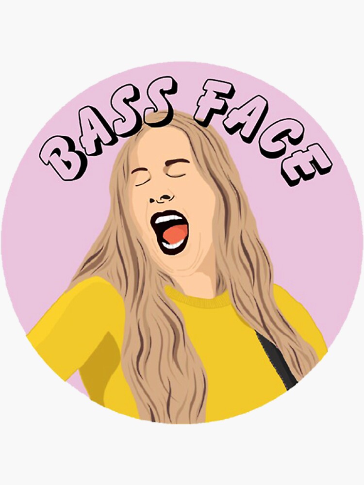 "best logo Este_s Bass Face " Sticker for Sale by OddDuckShop | Redbubble