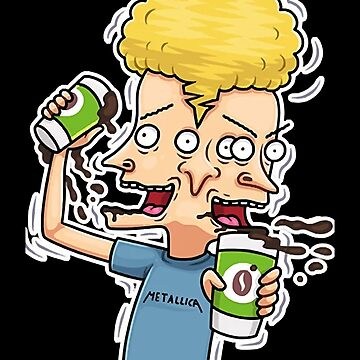 "Beavis Cornholio Gift Fan" Sticker for Sale by KjeldJessen | Redbubble