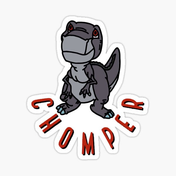 "Chomper Land Before Time" Sticker for Sale by Donaldowell | Redbubble