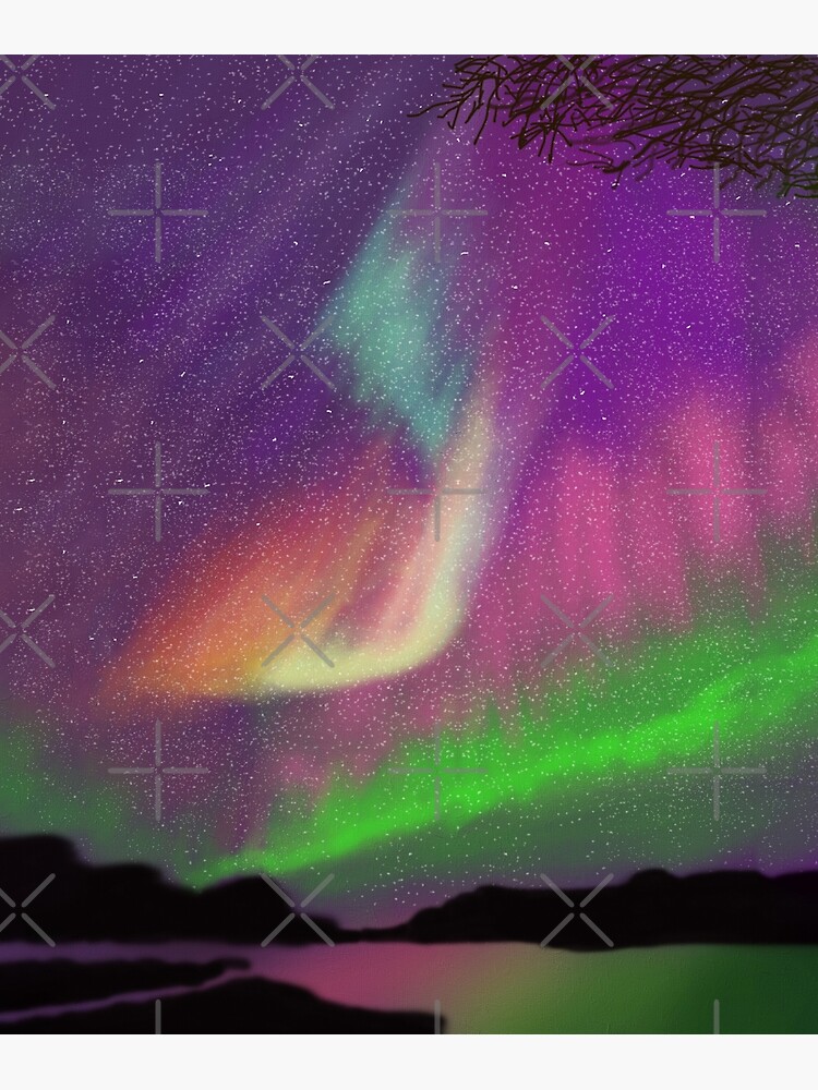 "Northern Lights Over The Forest, Beautiful Northern Lights, Northern ...