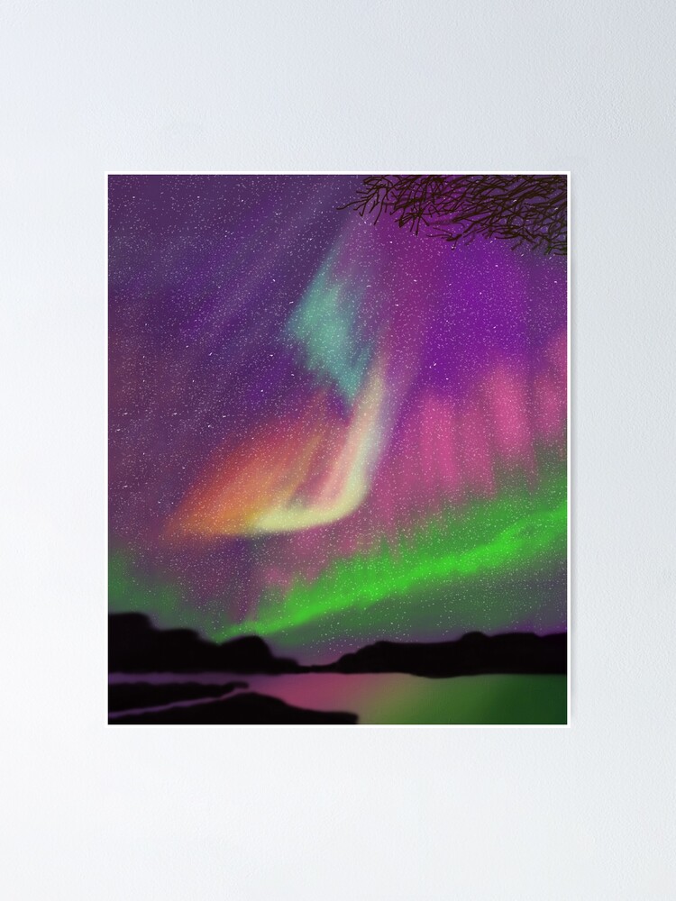 "Northern Lights Over The Forest, Beautiful Northern Lights, Northern ...