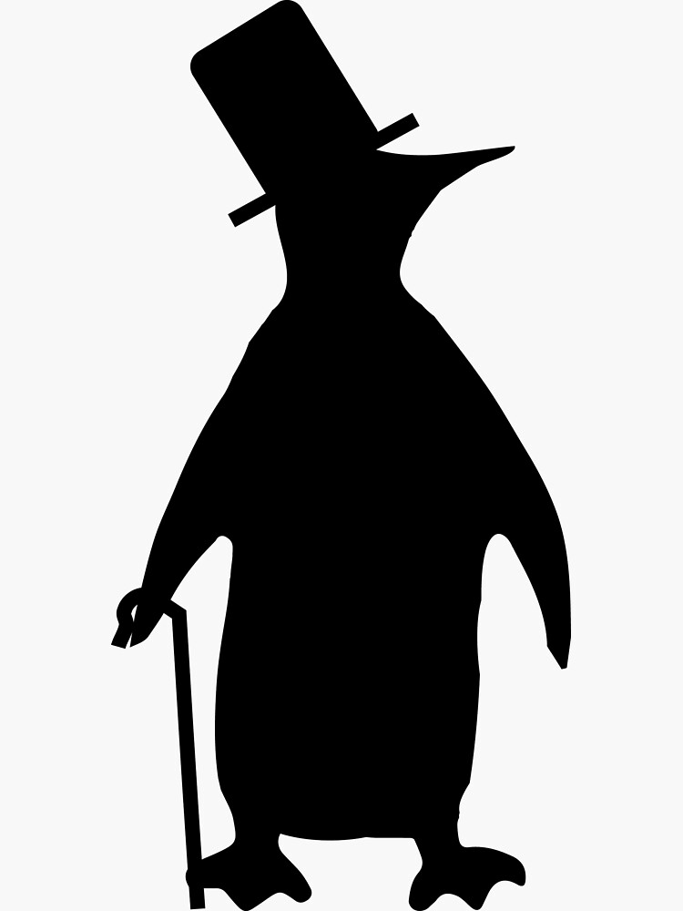 "Proper Penguin" Sticker for Sale by YoungShade | Redbubble