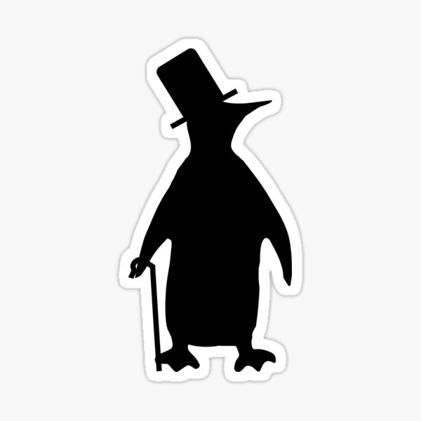 "Proper Penguin" Sticker for Sale by YoungShade | Redbubble