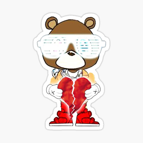 "with the heartbreak" Sticker for Sale by GaryHorton | Redbubble