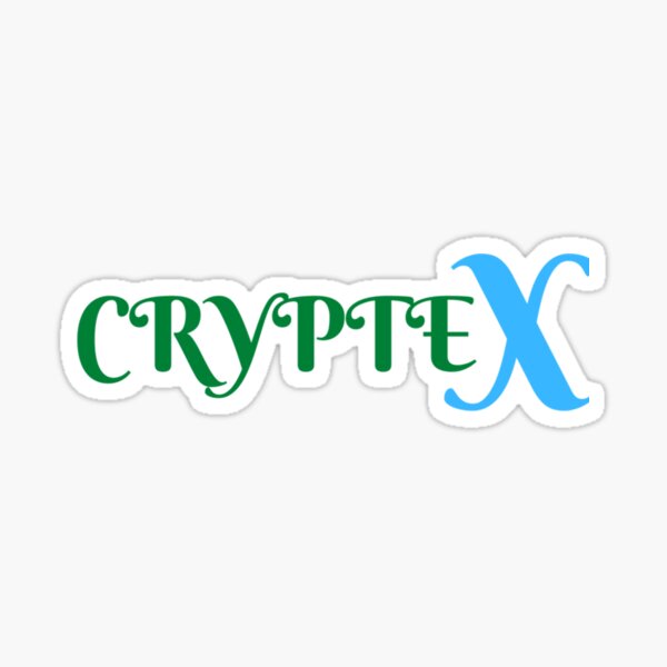 "Cryptex " Sticker for Sale by AlexiaAllen | Redbubble