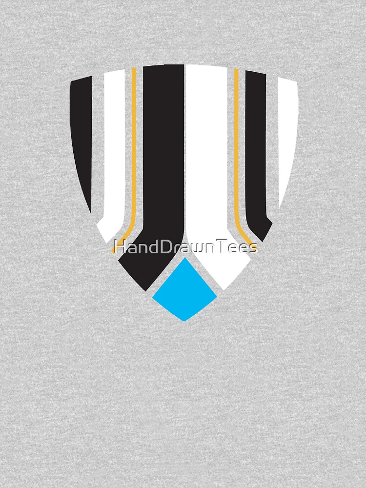 "Newcastle Shield Club Colours" T-shirt by HandDrawnTees | Redbubble ...