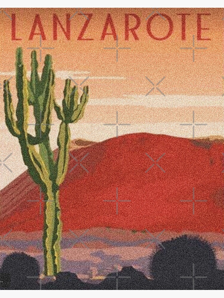 "lanzarote Vintage " Sticker for Sale by Tangoflow | Redbubble