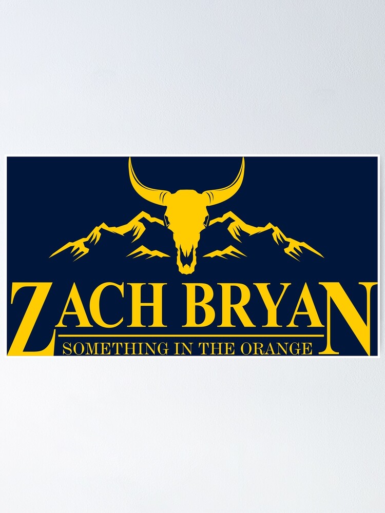 "zach bryan" Poster for Sale by Lovetocelebrate | Redbubble