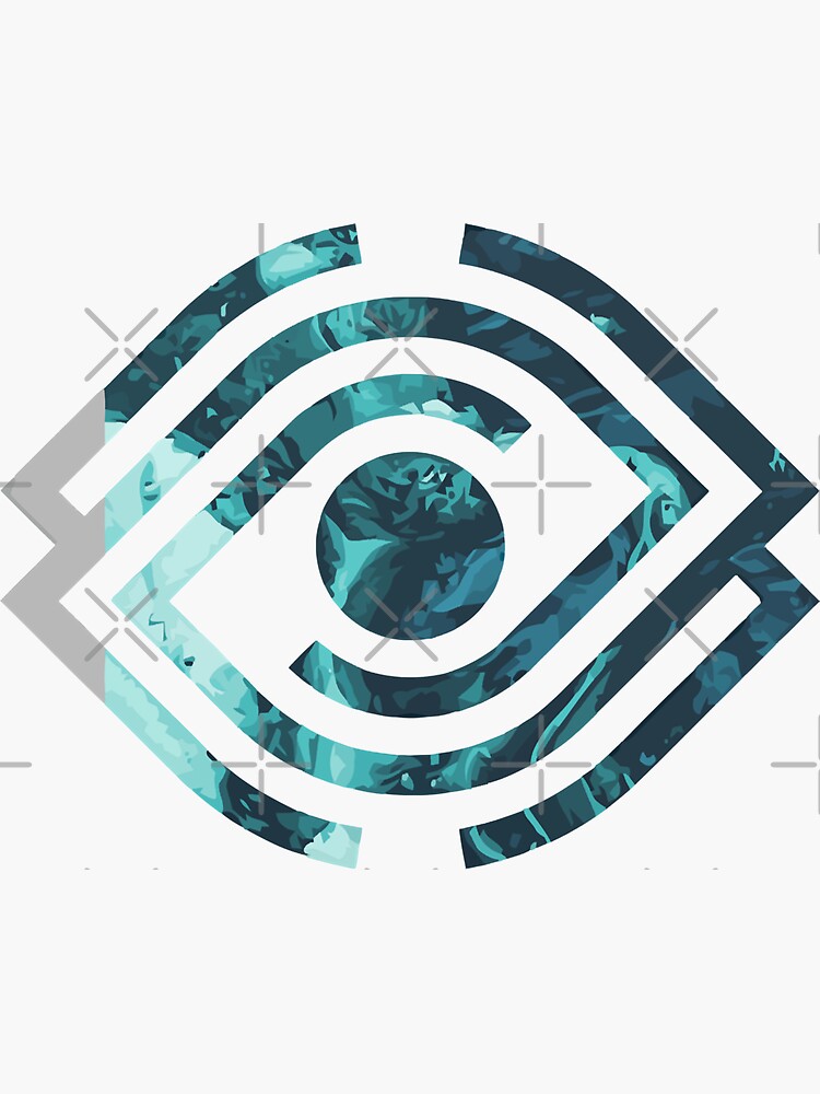 "Film Rock Spiritbox Merch Spirit Box Eye Logo" Sticker for Sale by ...