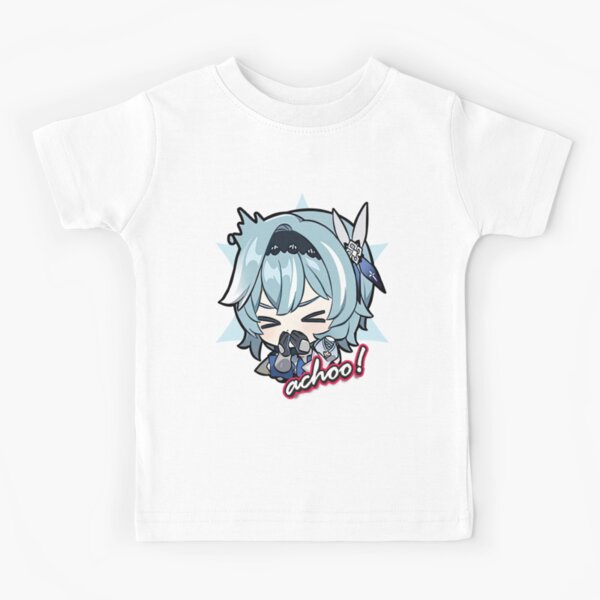 "Chibi Eula Genshin Impact Kawaii Sneeze" Kids T-Shirt for Sale by ...