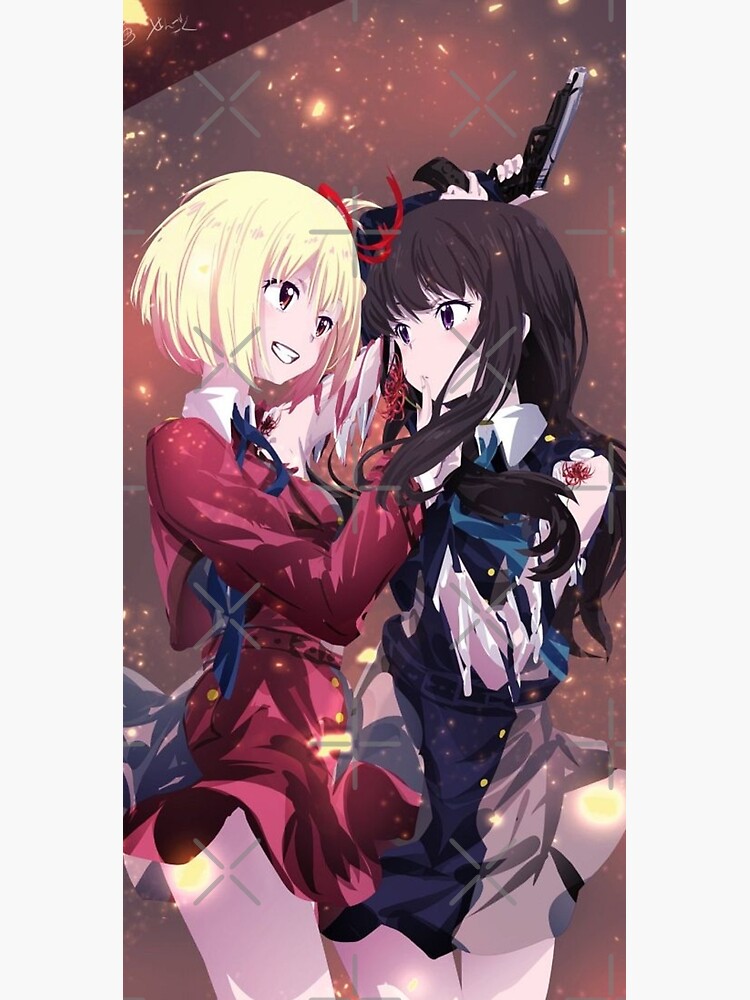 "Inoue Takina and Chisato - Lycoris Recoil" Photographic Print for Sale ...