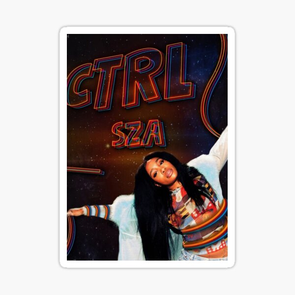 "SZA Ctrl" Sticker for Sale by josenorflet | Redbubble