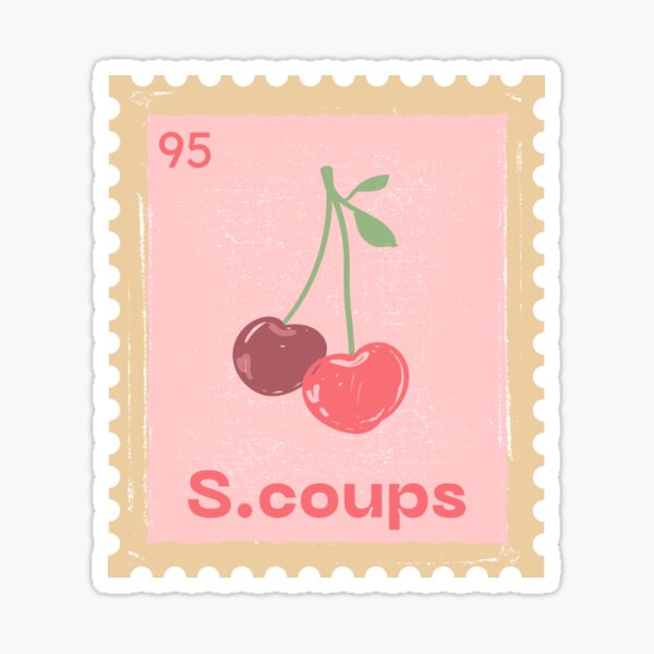 "S.coups Seventeen Stamp" Sticker for Sale by Strawberryne | Redbubble