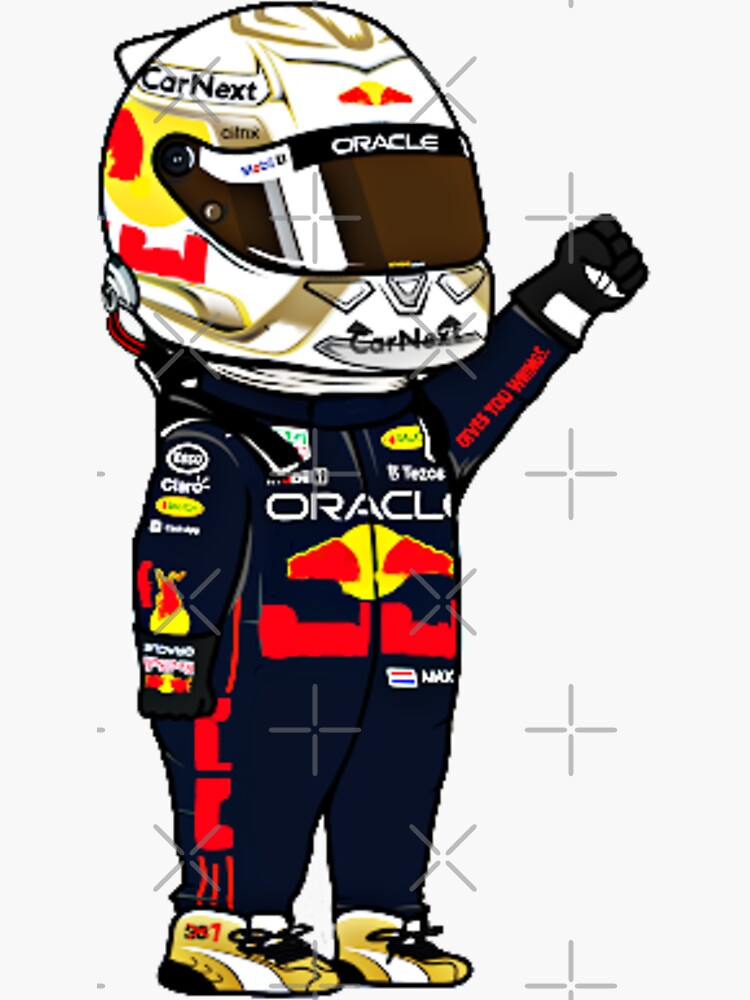 Pegatina «Mini Max Vesrtappen F1 2022» de GGKshop5 | Redbubble