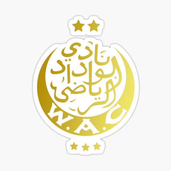 "wydad logo 2022" Sticker for Sale by BANAKR | Redbubble