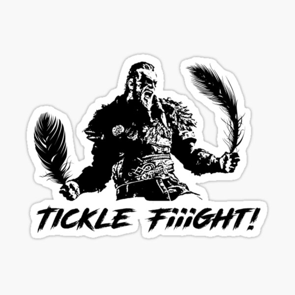 "Tickle Fight " Sticker for Sale by Nhulonll | Redbubble