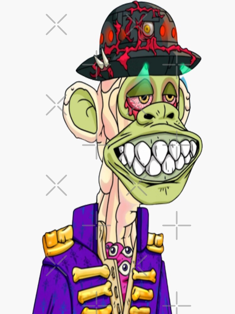 "Cute Monkey Memes funny lover " Sticker for Sale by DogssLove | Redbubble