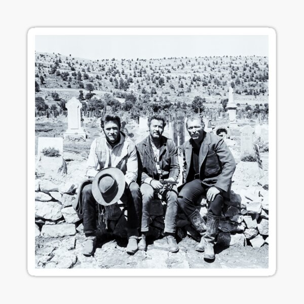 "Eastwood, Wallach and Van Cleef" Sticker for Sale by Gallery-27 ...