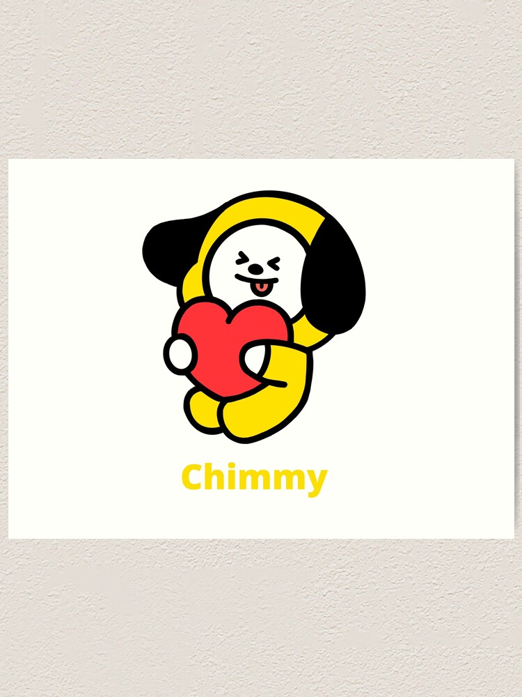 "BT21 Chimmy" Art Print for Sale by Tavneetk | Redbubble