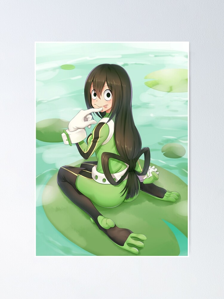 Tsuyu Asui My Hero Academia Japanese Poster For Sale By Allenfawnpal Redbubble