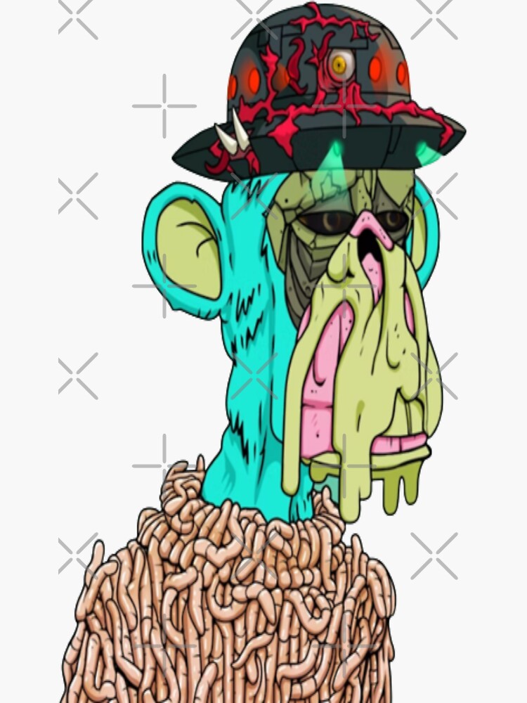 "Cute Monkey Memes funny lover " Sticker for Sale by DogssLove | Redbubble