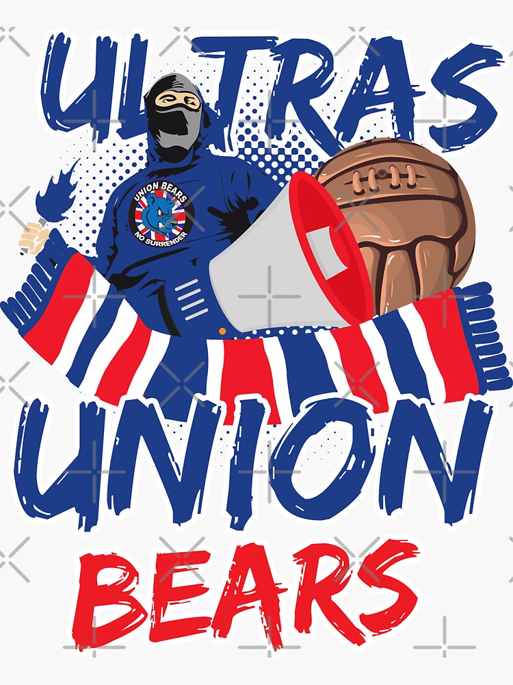 "Union Bears" Sticker for Sale by soummuss | Redbubble