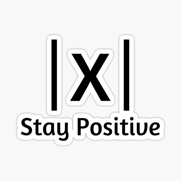 "Absolute Value" Sticker for Sale by MRB-art | Redbubble