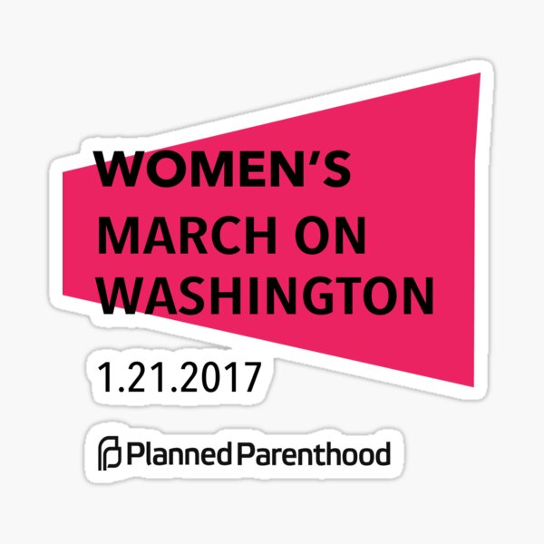 "Women's March on Wash. Commemorativ" Sticker for Sale by maxellkickelc ...
