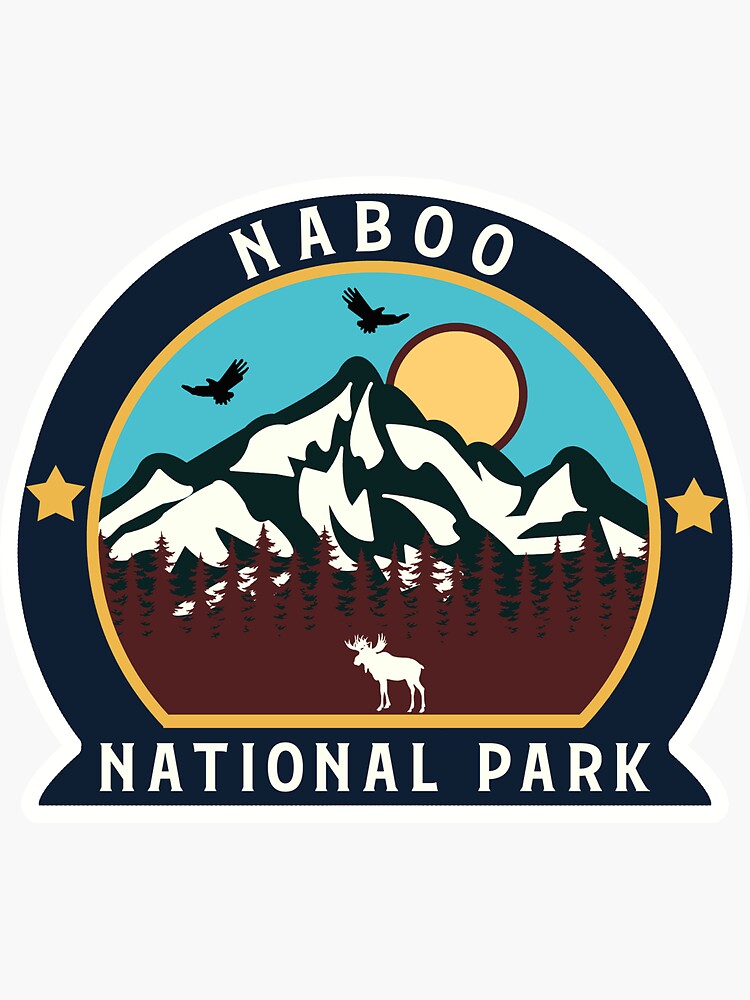 "Naboo National Park-Vintage" Sticker for Sale by Road-tees | Redbubble