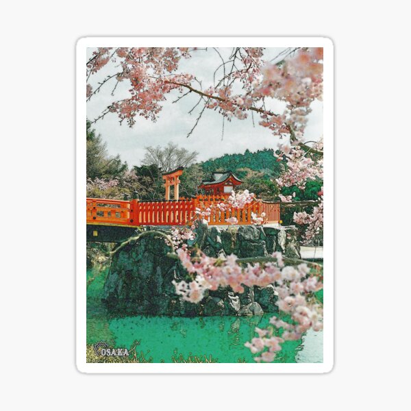 "Osaka Japan City" Sticker for Sale by PostersStickers | Redbubble