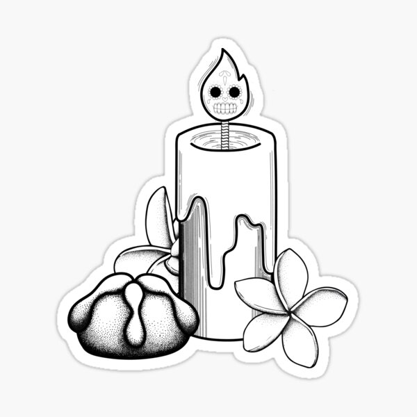 Pegatina «Ofrenda - Ofrendas» de prettyinink | Redbubble