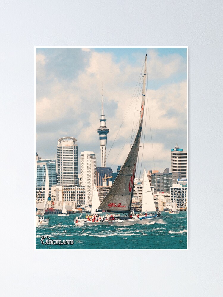 "Auckland New Zealand City" Poster for Sale by PostersStickers | Redbubble