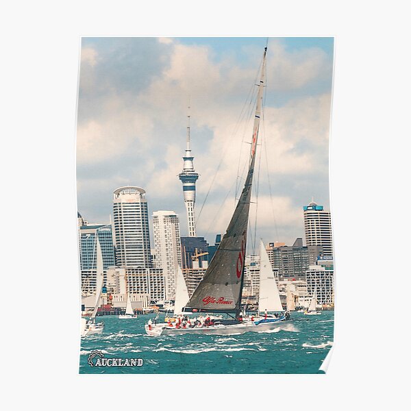 "Auckland New Zealand City" Poster for Sale by PostersStickers | Redbubble