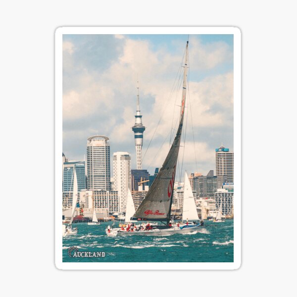 "Auckland New Zealand City" Sticker for Sale by PostersStickers | Redbubble
