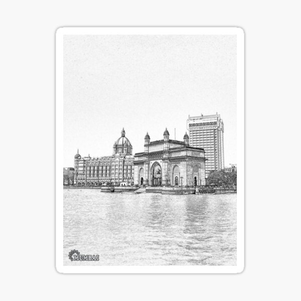 "Mumbai India City" Sticker for Sale by PostersStickers | Redbubble
