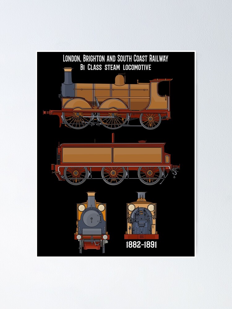 "LB & SCR B1 Class British Steam Train Locomotive British Steam Train ...