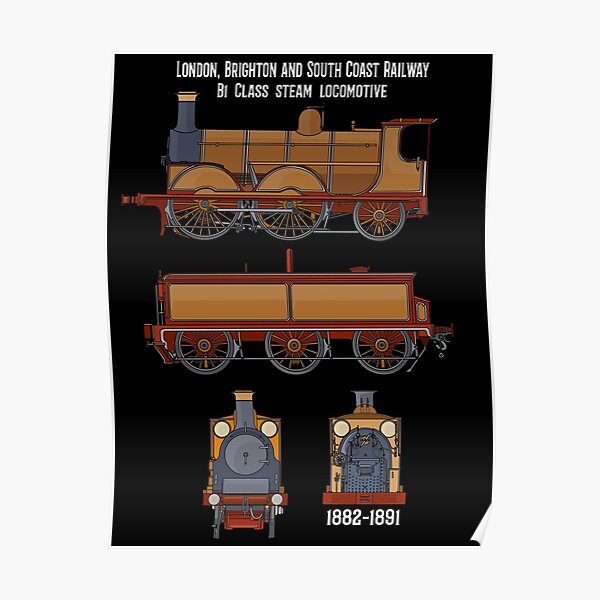 "LB & SCR B1 Class British Steam Train Locomotive British Steam Train ...