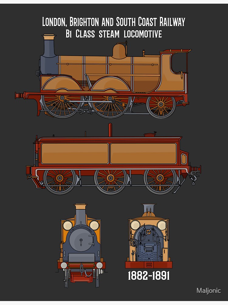 "LB & SCR B1 Class British Steam Train Locomotive British Steam Train ...