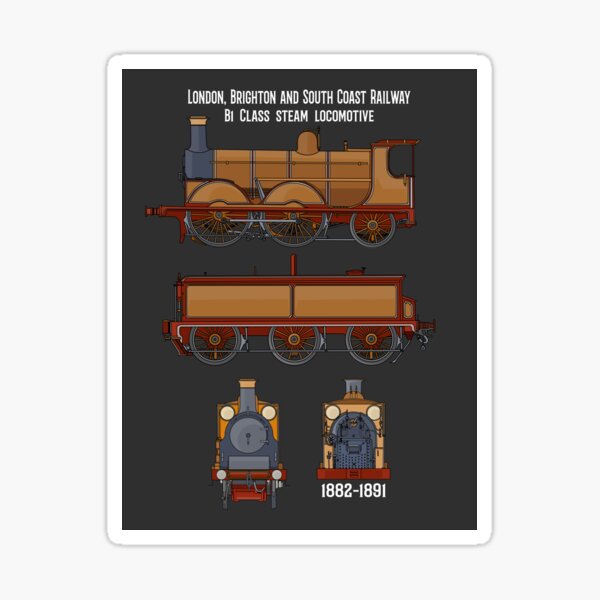 "LB & SCR B1 Class British Steam Train Locomotive British Steam Train ...