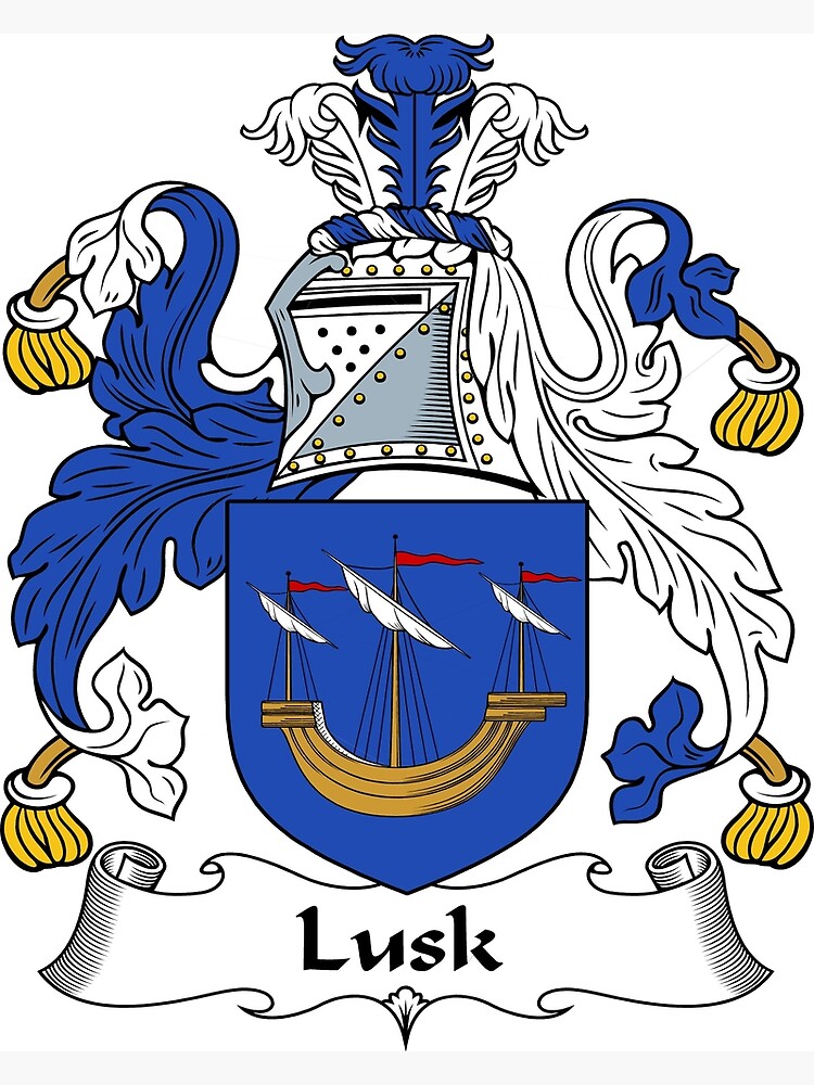 "Lusk " Poster for Sale by HaroldHeraldry | Redbubble